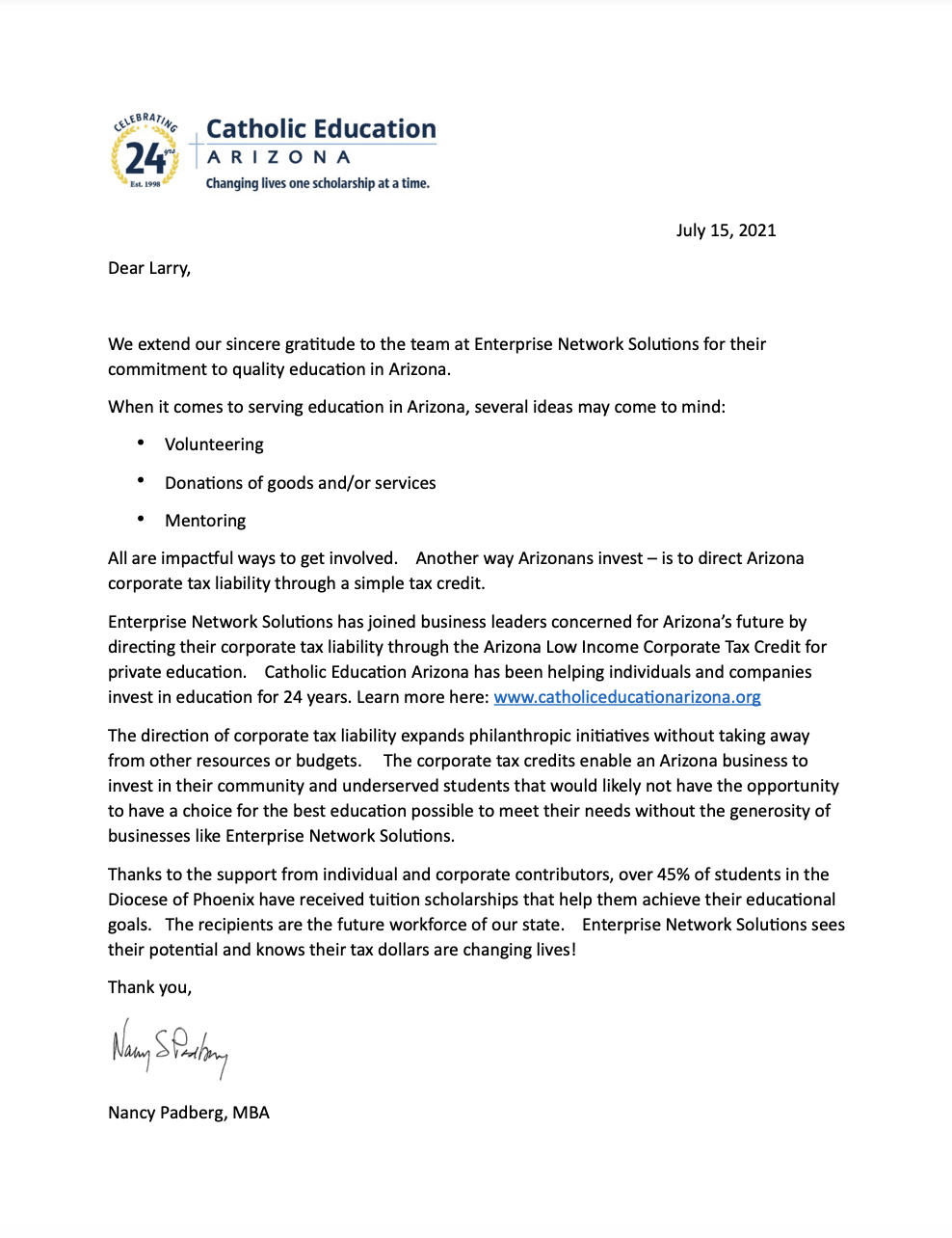 Enterprise Networks Solutions Supports Arizona Education - Enterprise ... Enterprise Networks Solutions Supports Arizona Education - Enterprise ...